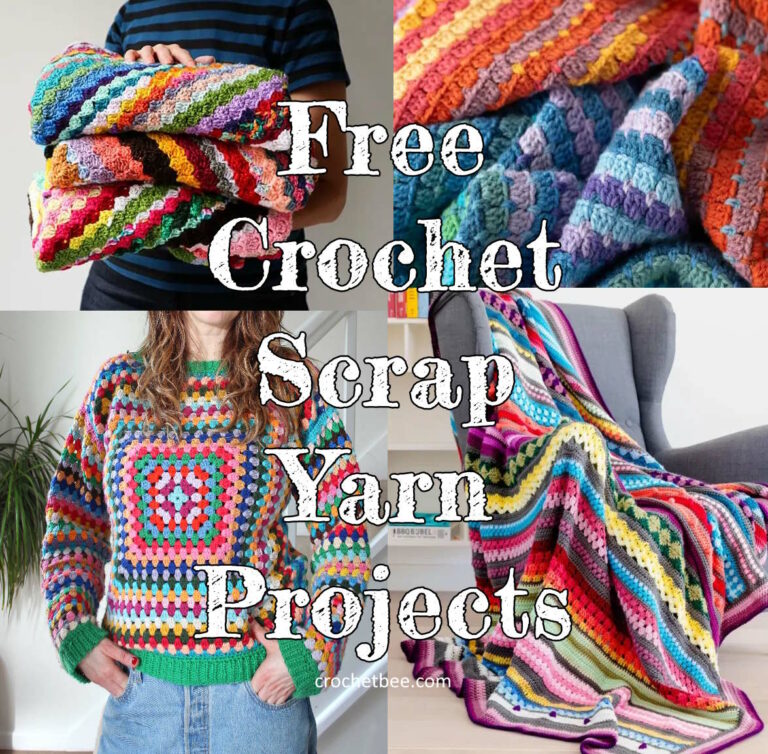 Free Crochet Scrap Yarn Projects - Crochet Bee